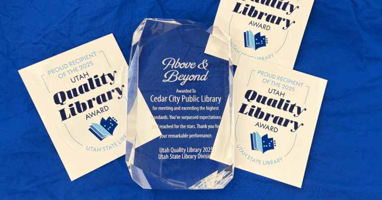 Utah Quality Library Awards 2025 | Utah State Library Division